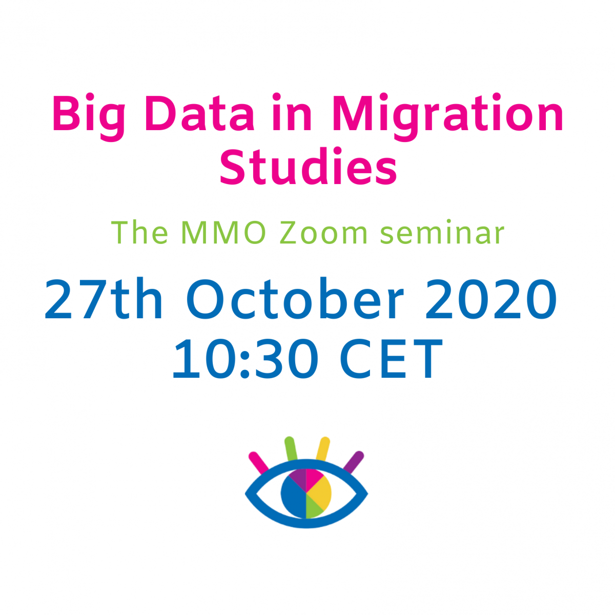Big Data in Migration Studies – Zoom seminar – Multiculturalism ...